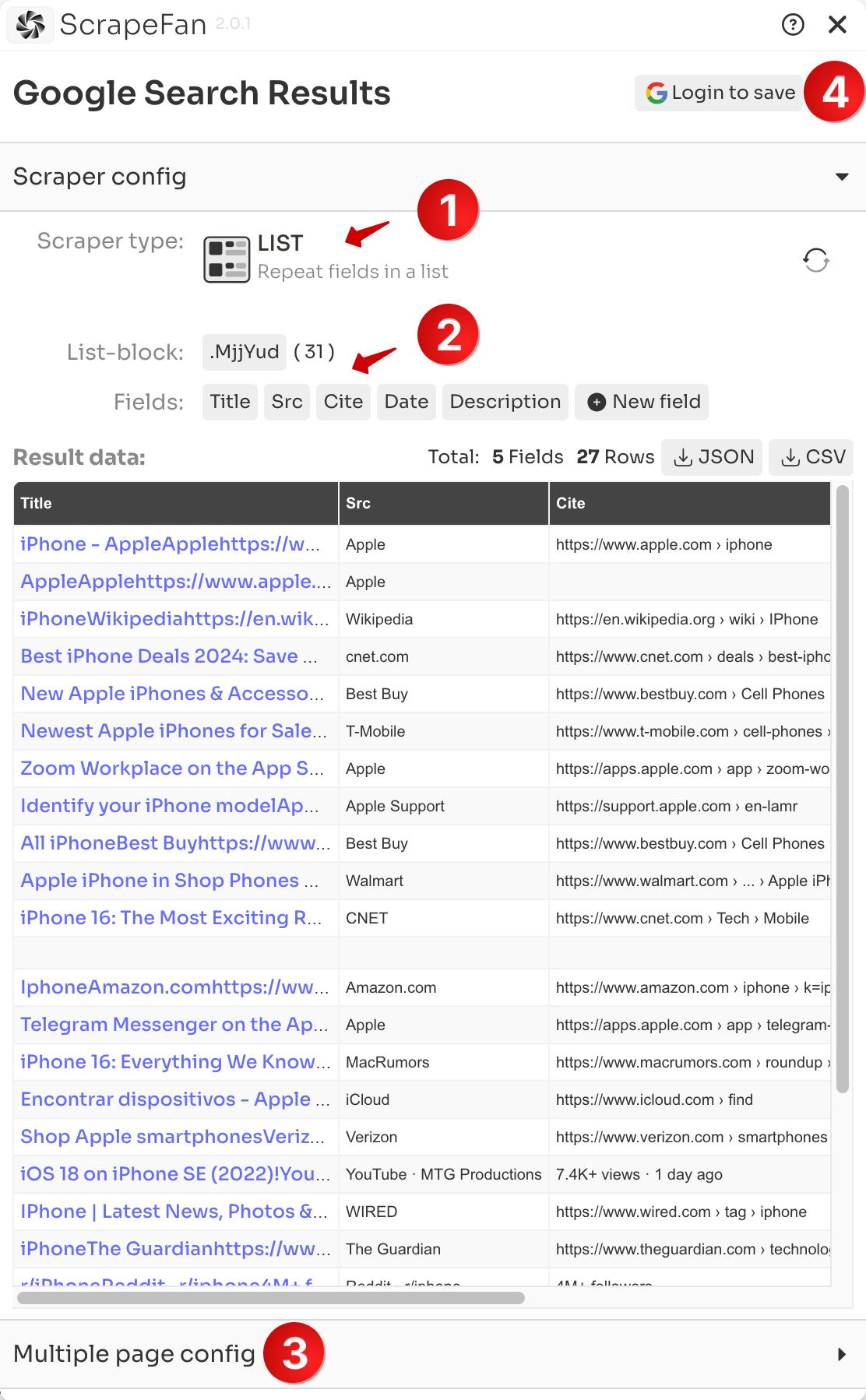 Create Scraper | ScrapeFan Docs